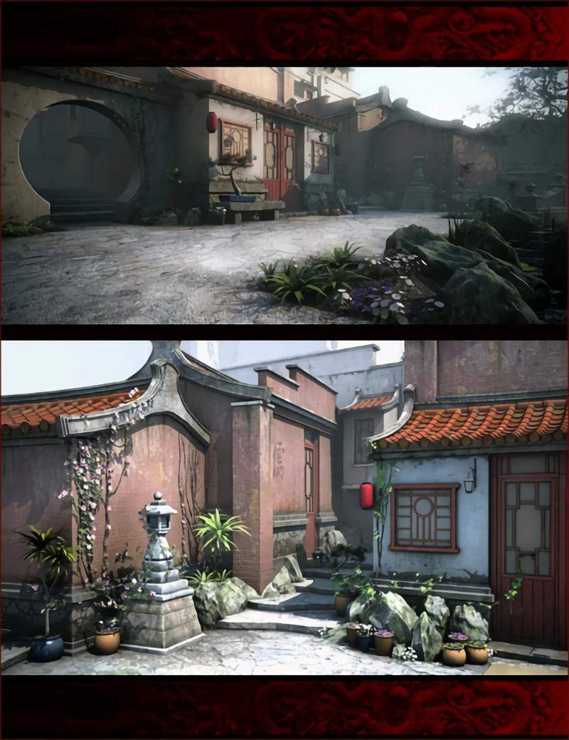 Blender中国风古建筑3D模型合集 亭台楼阁庭院古风场景（已修复）-魔酷网
