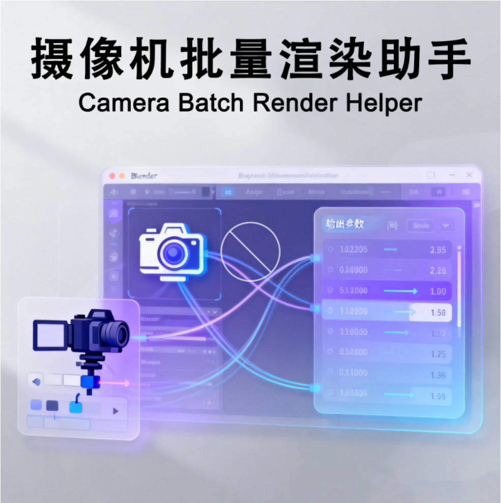 摄像机批量渲染助手 Camera Batch Render Helper v1.3.0-魔酷网